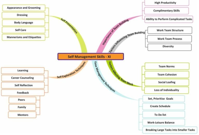 Self Management Skills Class 11 Notes | CBSE Skill Education