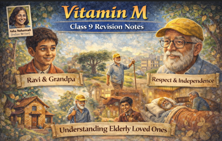 Vitamin M Class 9 Revision Notes | CBSE Skill Education