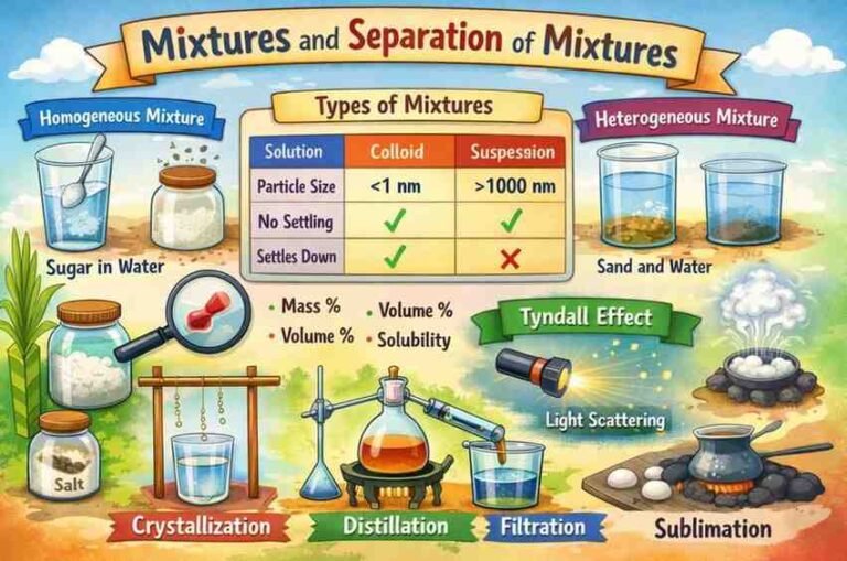 Exploring Mixtures And Their Separation Class 9 Notes | CBSE Skill ...